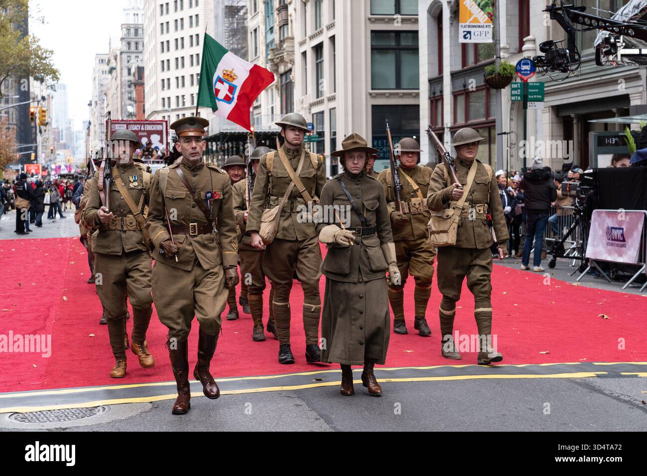 Atmosphere during 106th Veterans Day Parade marking 250 Years of ...