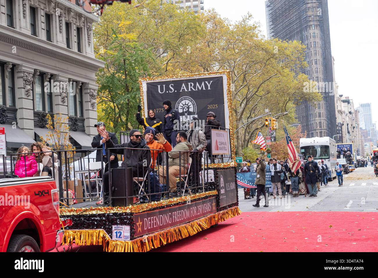 Atmosphere during 106th Veterans Day Parade marking 250 Years of ...