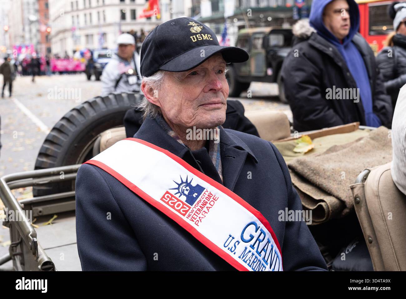 Grand Marshal Stephen Peck participates in 106th Veterans Day Parade ...