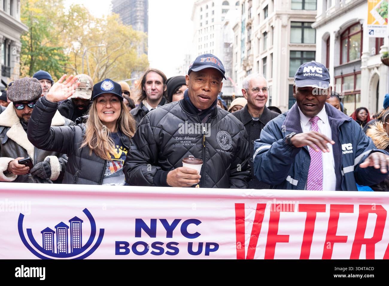 Mayor Eric Adams participates in 106th Veterans Day Parade marking 250 ...
