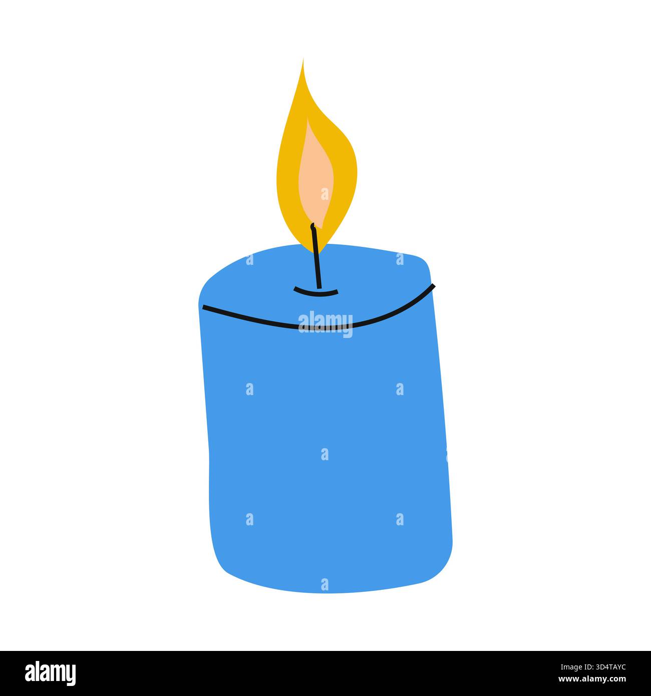 Candle light a room Cut Out Stock Images & Pictures - Alamy