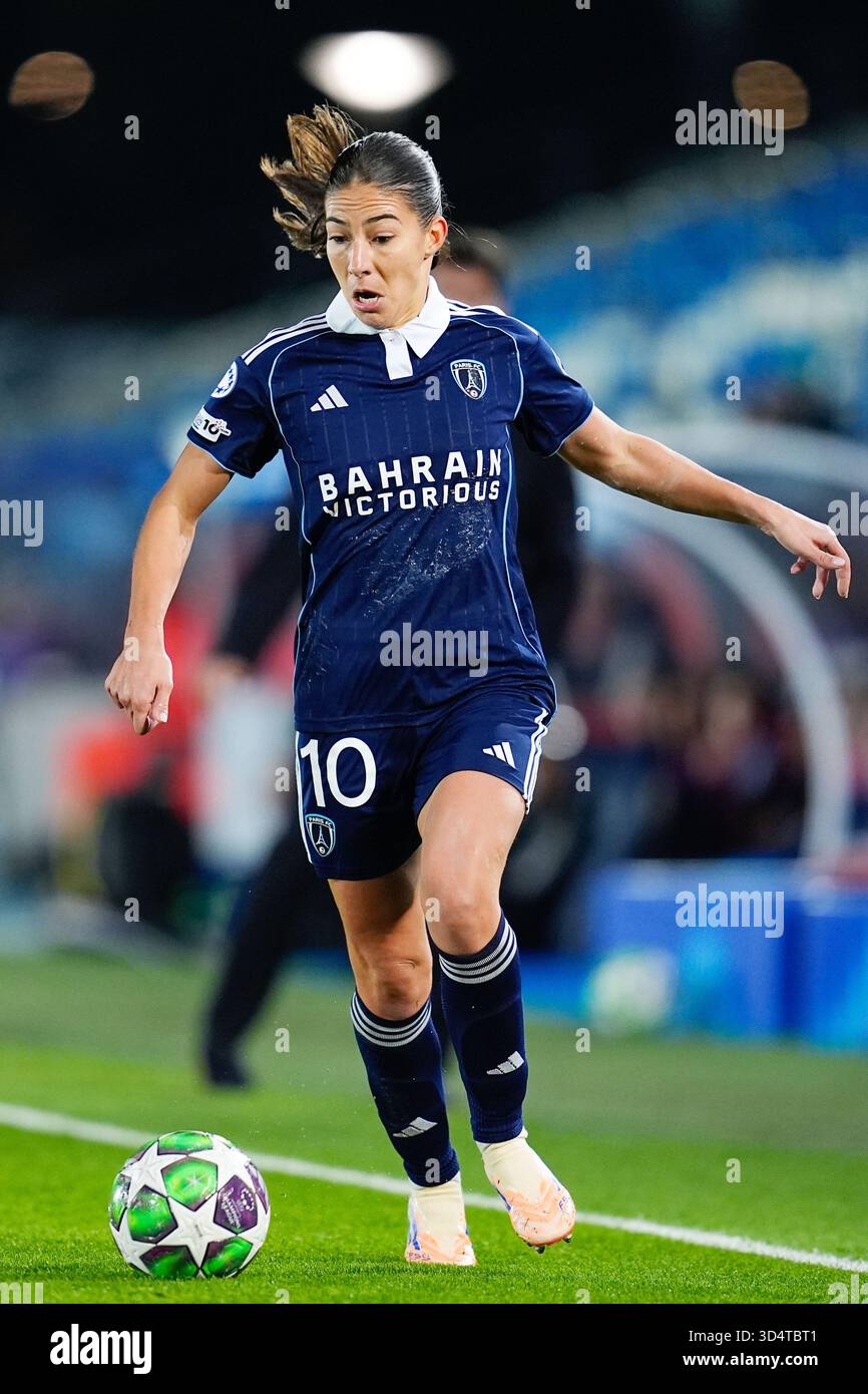 Clara Mateo of Paris FC during the UEFA Womenâ??s Champions League ...