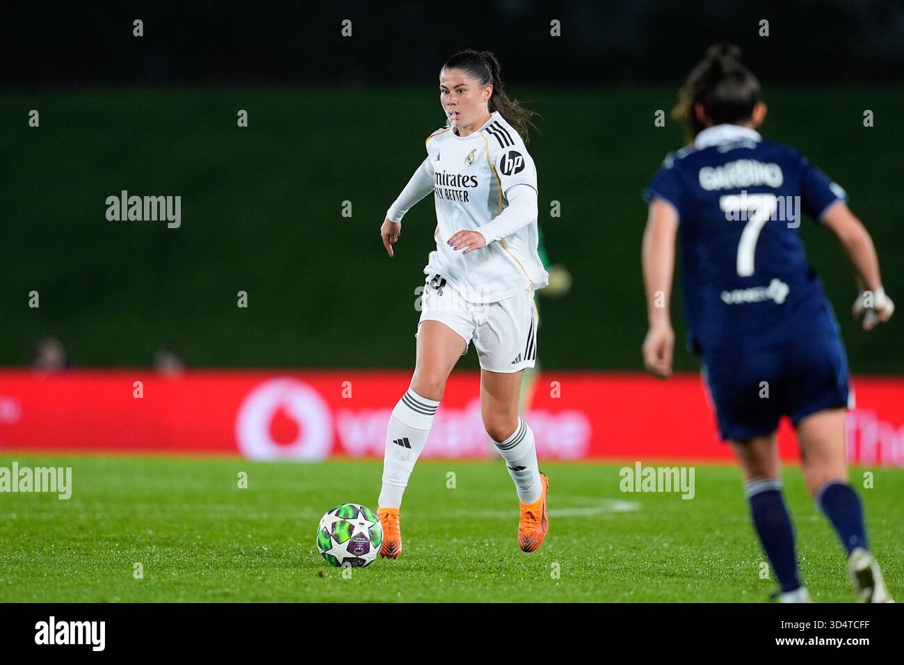 Maria Mendez of Real Madrid during the UEFA Womenâ??s Champions League ...