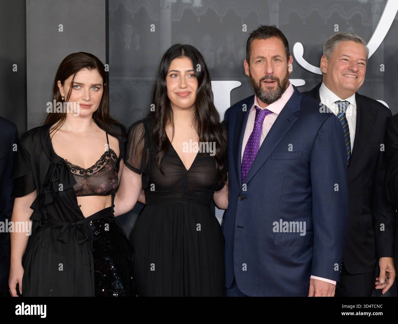 LOS ANGELES, USA. November 11, 2025: Eve Hewson, Sadie Sandler, Adam ...