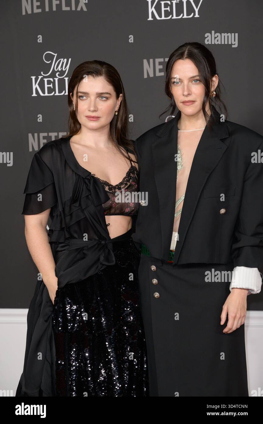 LOS ANGELES, USA. November 11, 2025: Eve Hewson & Riley Keough at the ...