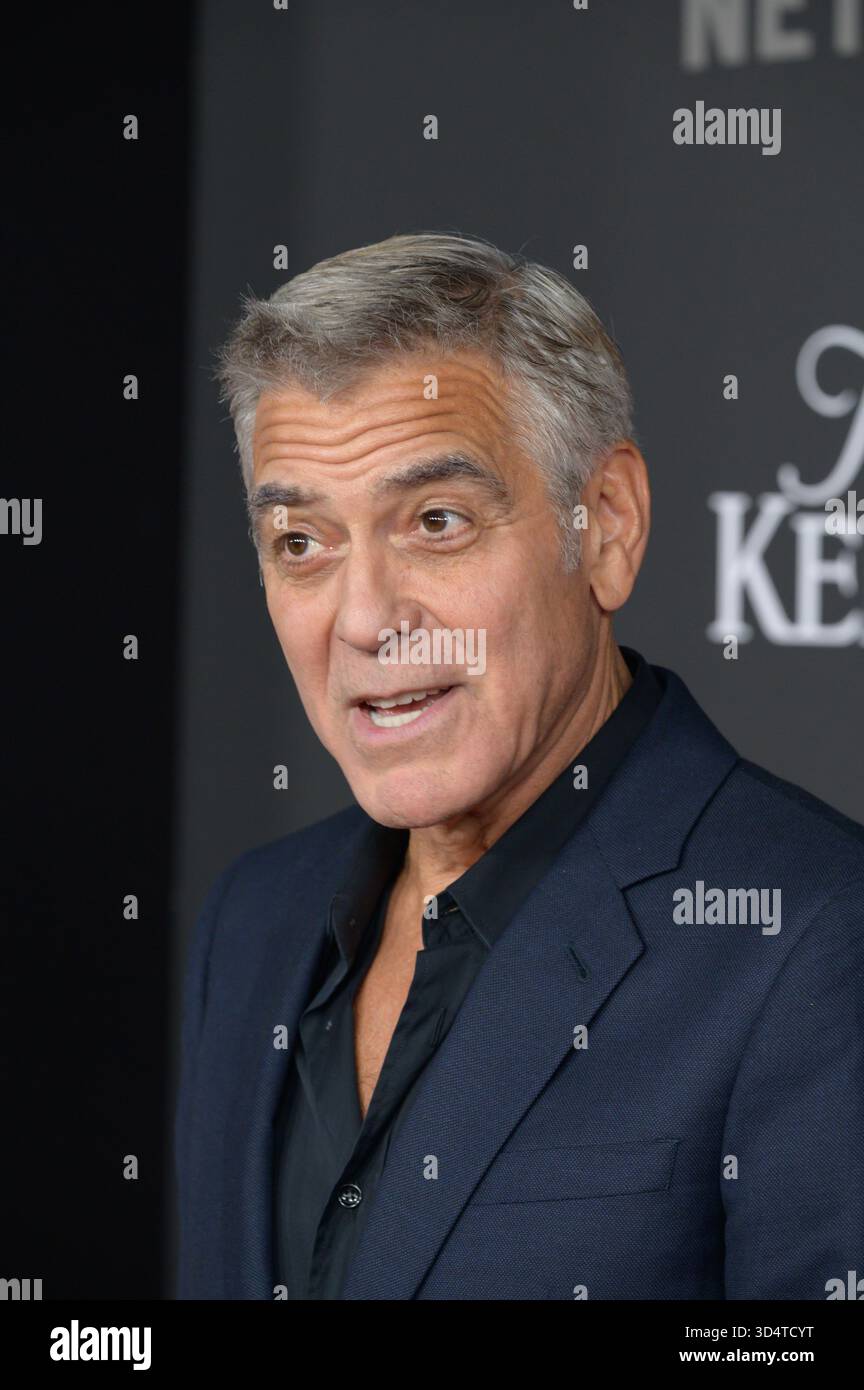 LOS ANGELES, USA. November 11, 2025: George Clooney at the LA premiere ...
