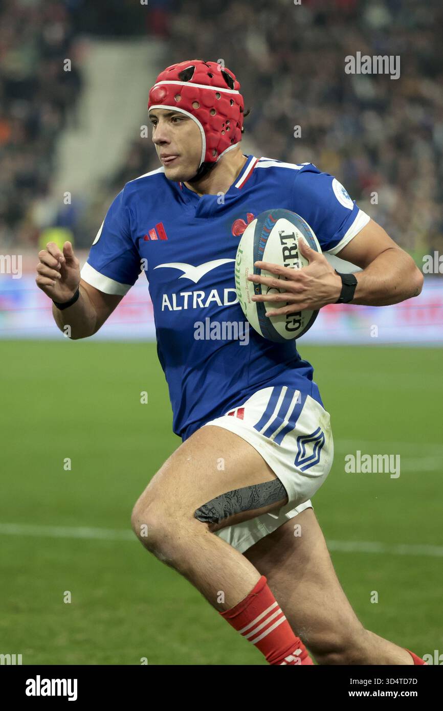 Louis Bielle Biarrey of France during the Autumn Nations Series 2025 ...
