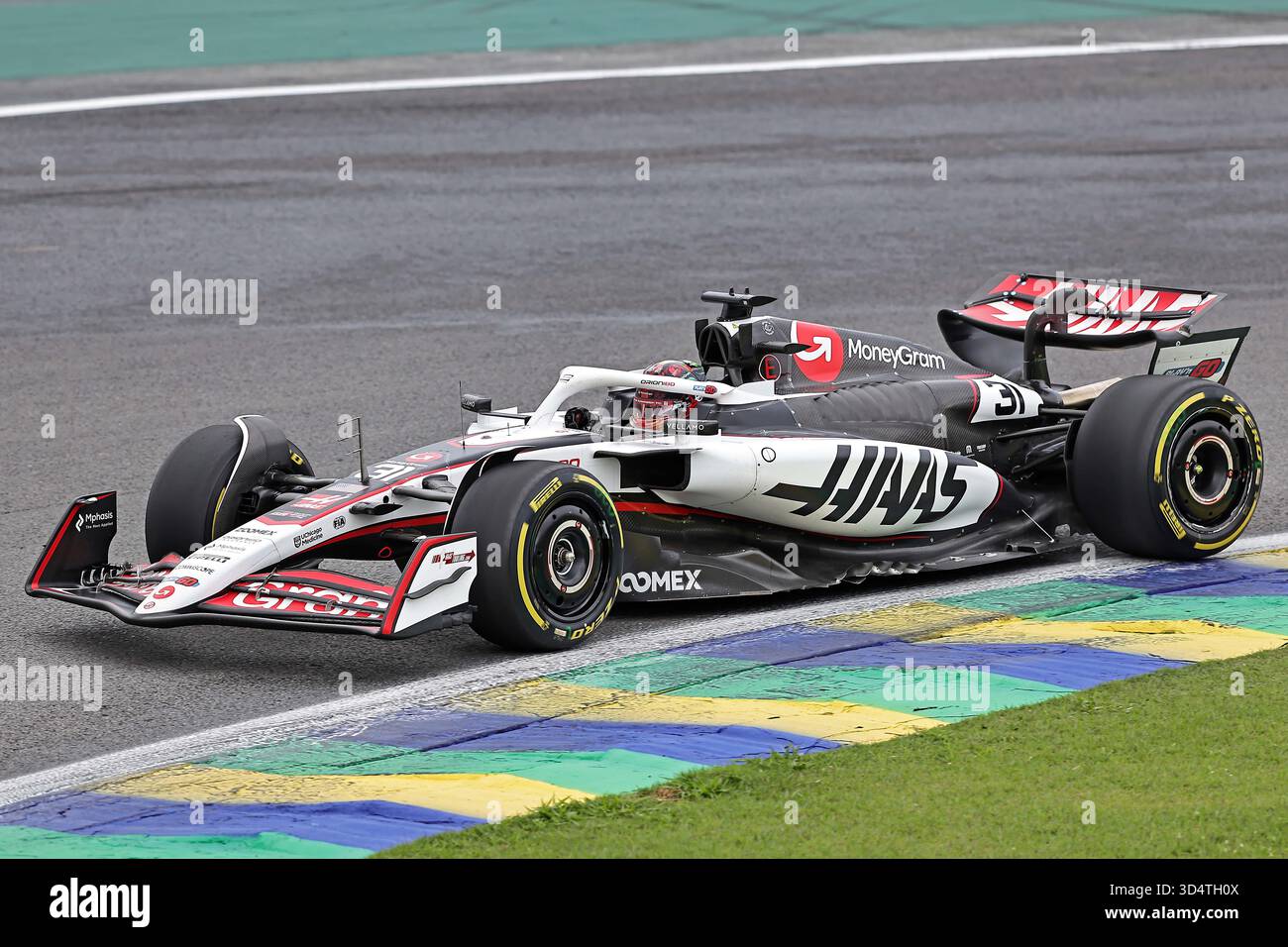 8th November 2025; Sao Paulo, Brazil; Esteban Ocon (FRA) MoneyGram Haas ...