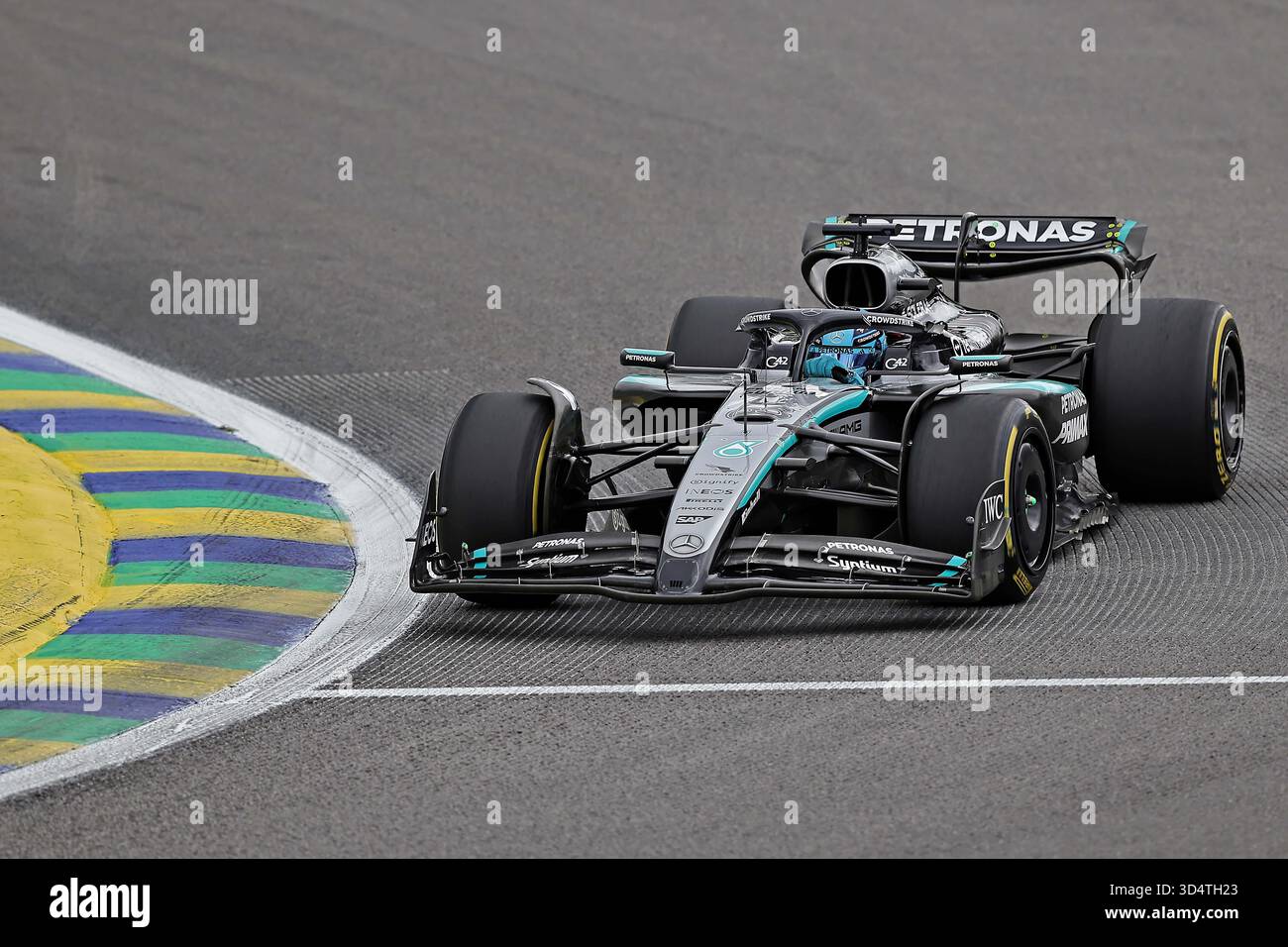 8th November 2025; Sao Paulo, Brazil; George Russell (GBR) Mercedes AMG ...