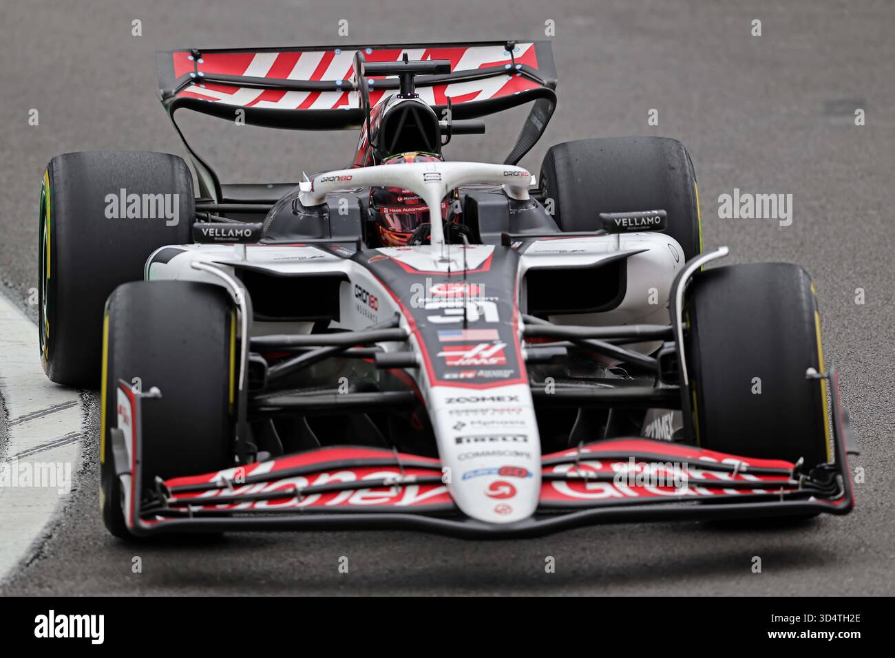 8th November 2025; Sao Paulo, Brazil; Esteban Ocon (FRA) MoneyGram Haas ...