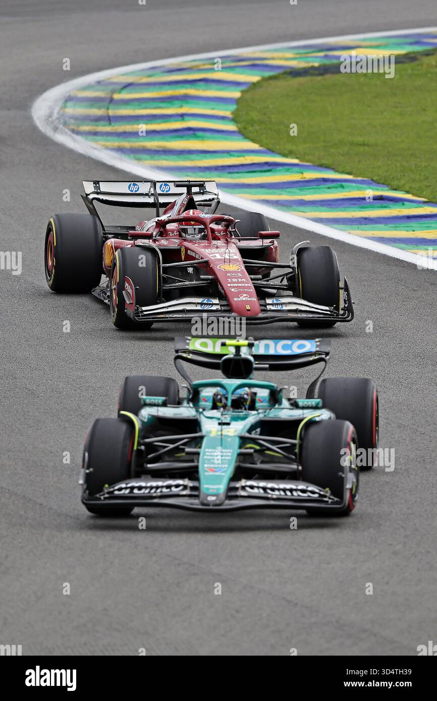 8th November 2025; Sao Paulo, Brazil; Charles Leclerc (MON) Scuderia ...