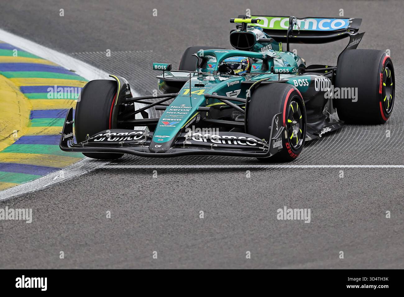 8th November 2025; Sao Paulo, Brazil; Fernando Alonso (ESP) Aston ...