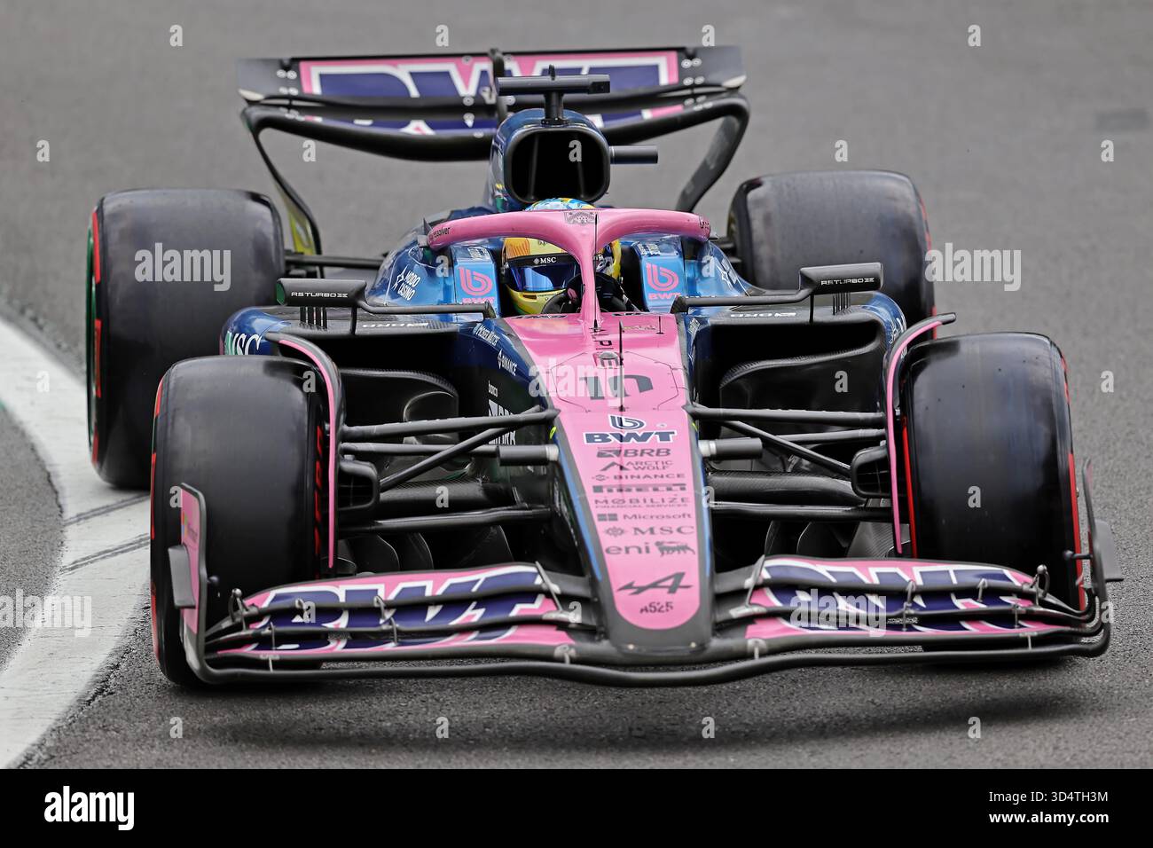 8th November 2025; Sao Paulo, Brazil; Pierre Gasly (FRA) BWT Alpine F1 ...