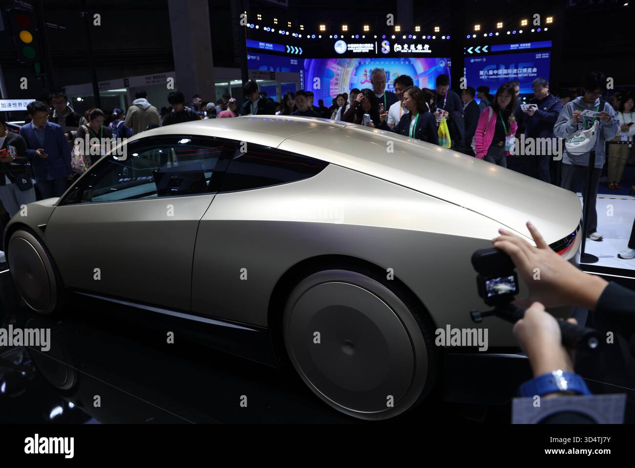 Tesla's Cybercab makes debut at the 8th China International Import Expo ...