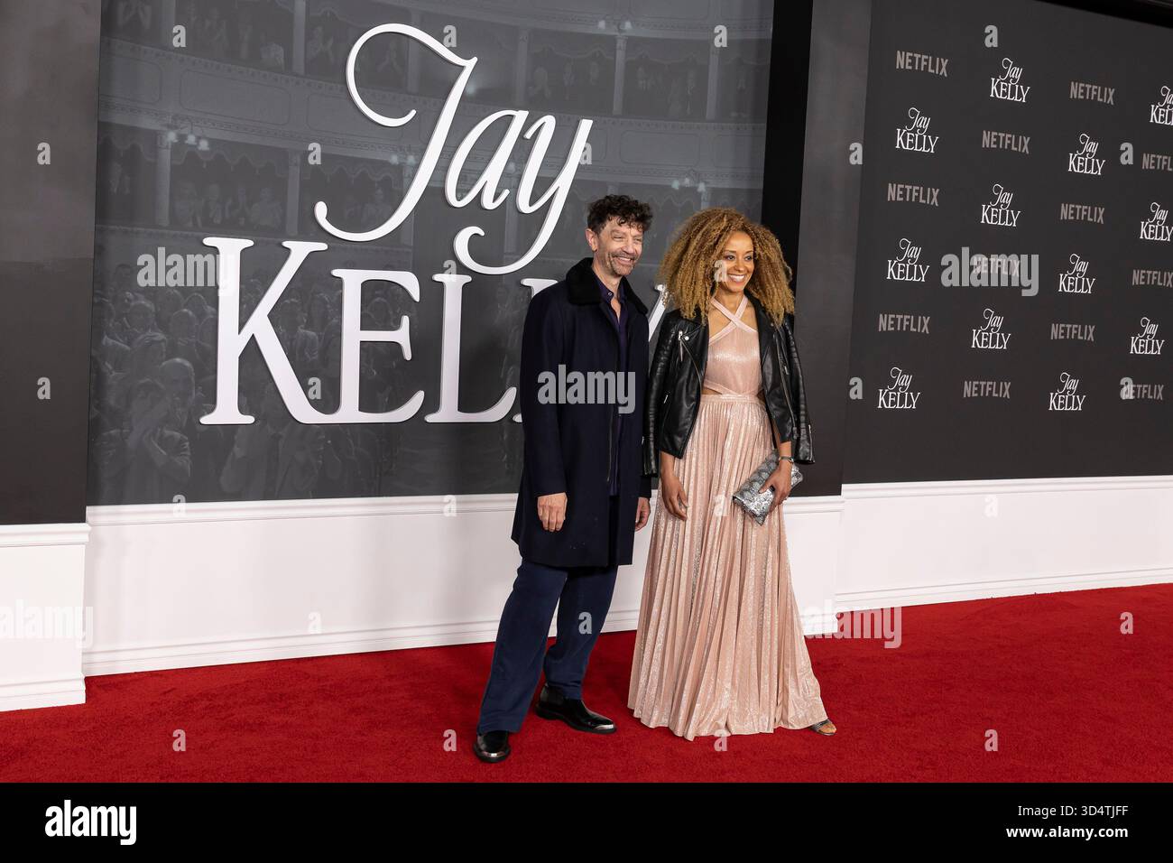 James Frain and Iliona Blanc attend the arrivals of Netflix’s Los ...