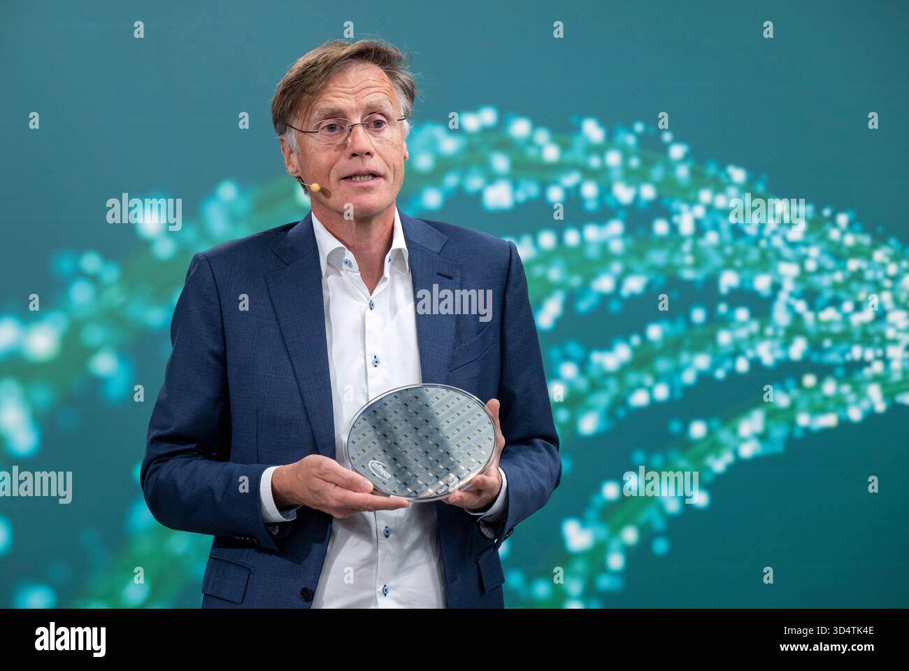12 November 2025, Bavaria, Neubiberg: Jochen Hanebeck, CEO of Infineon ...