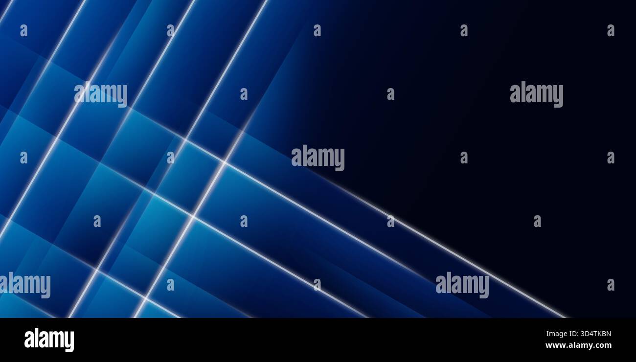 Dramatic abstract technology background deep blue. Overlapping ...