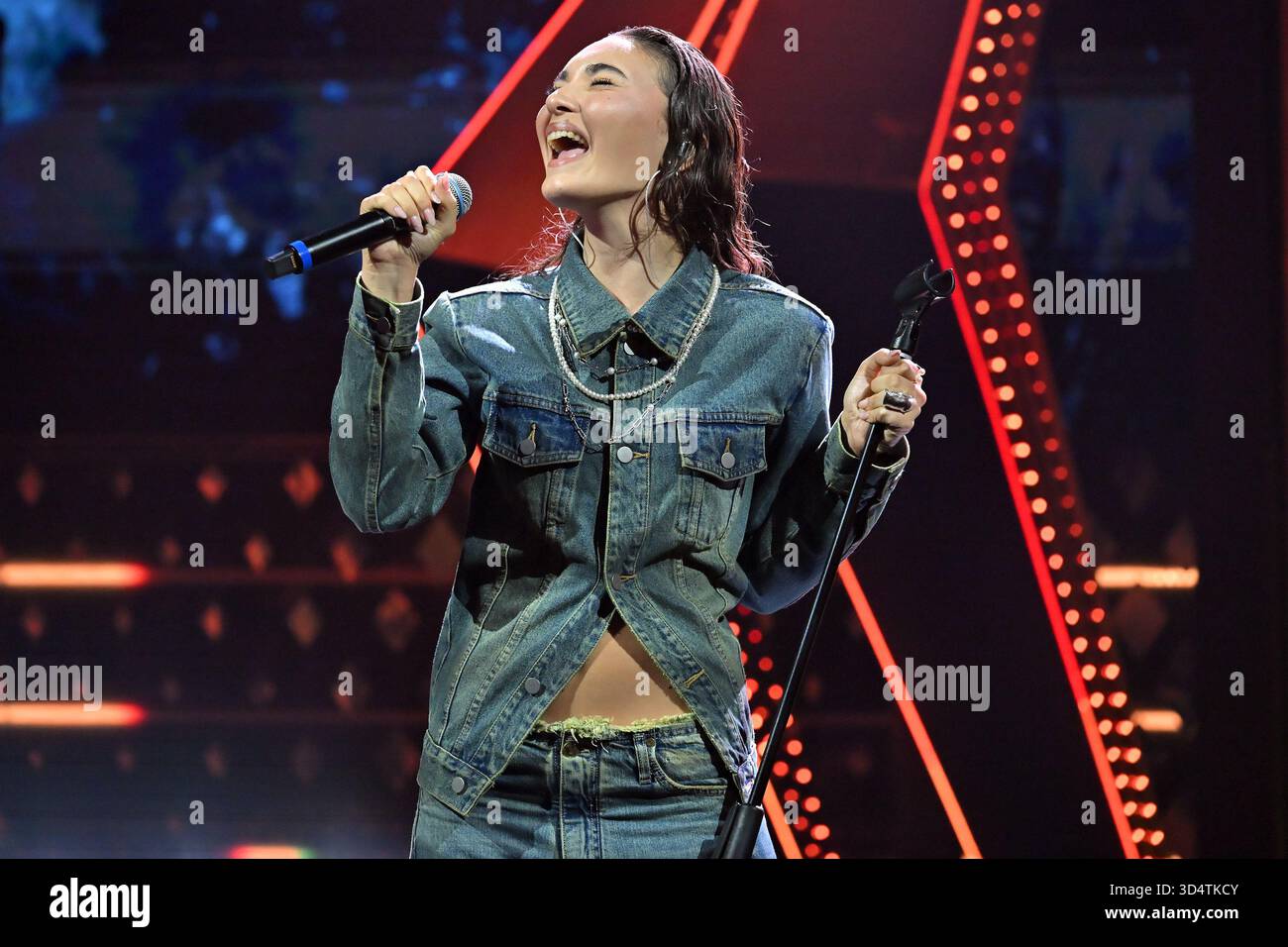 Antonia Nocca during the First semi-final Sanremo Giovani 2025, Rome ...