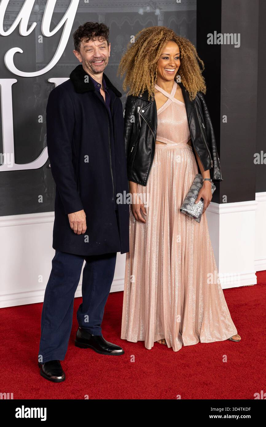 James Frain and Iliona Blanc attend the arrivals of Netflix’s Los ...