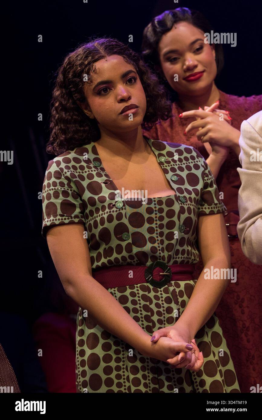 Hailey Thomas on stage for THE BAKER'S WIFE Opening Night Off-Broadway Curtain Call, Classic ...