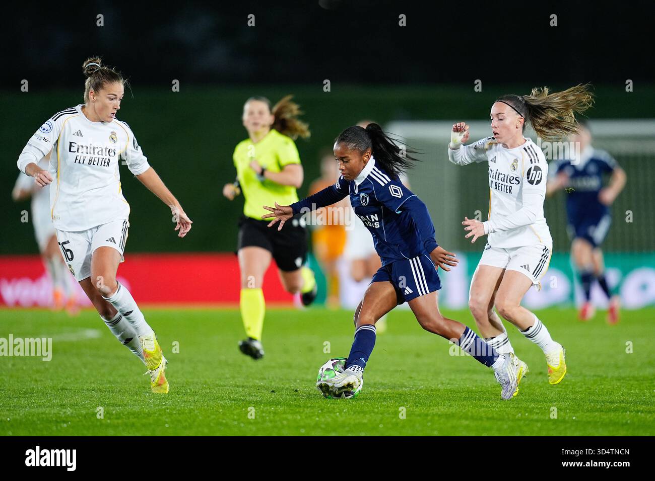 Sheika Scott of Paris FC during the UEFA Womenâ??s Champions League ...