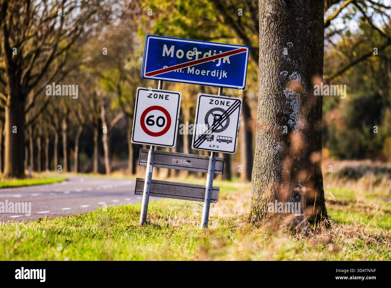 MOERDIJK - A street in Moerdijk. The village in North Brabant is to be ...