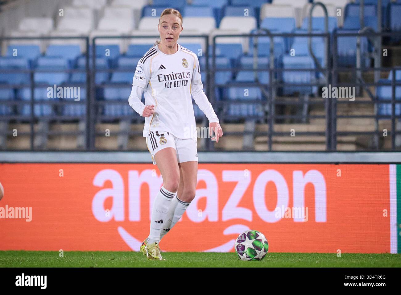 Real Madrid CF’s Sara Rosted Holmgaard during Women’s Champions League ...