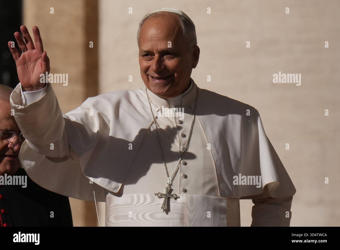 Pope Leo XIV holds his weekly general audience in St. Peter's Square ...