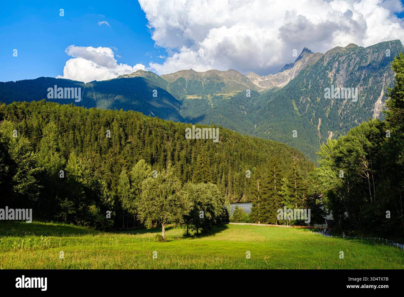 Piburg, Oetz, Ötztal, Tirol, Österreich Malerische Gebirgslandschaft ...