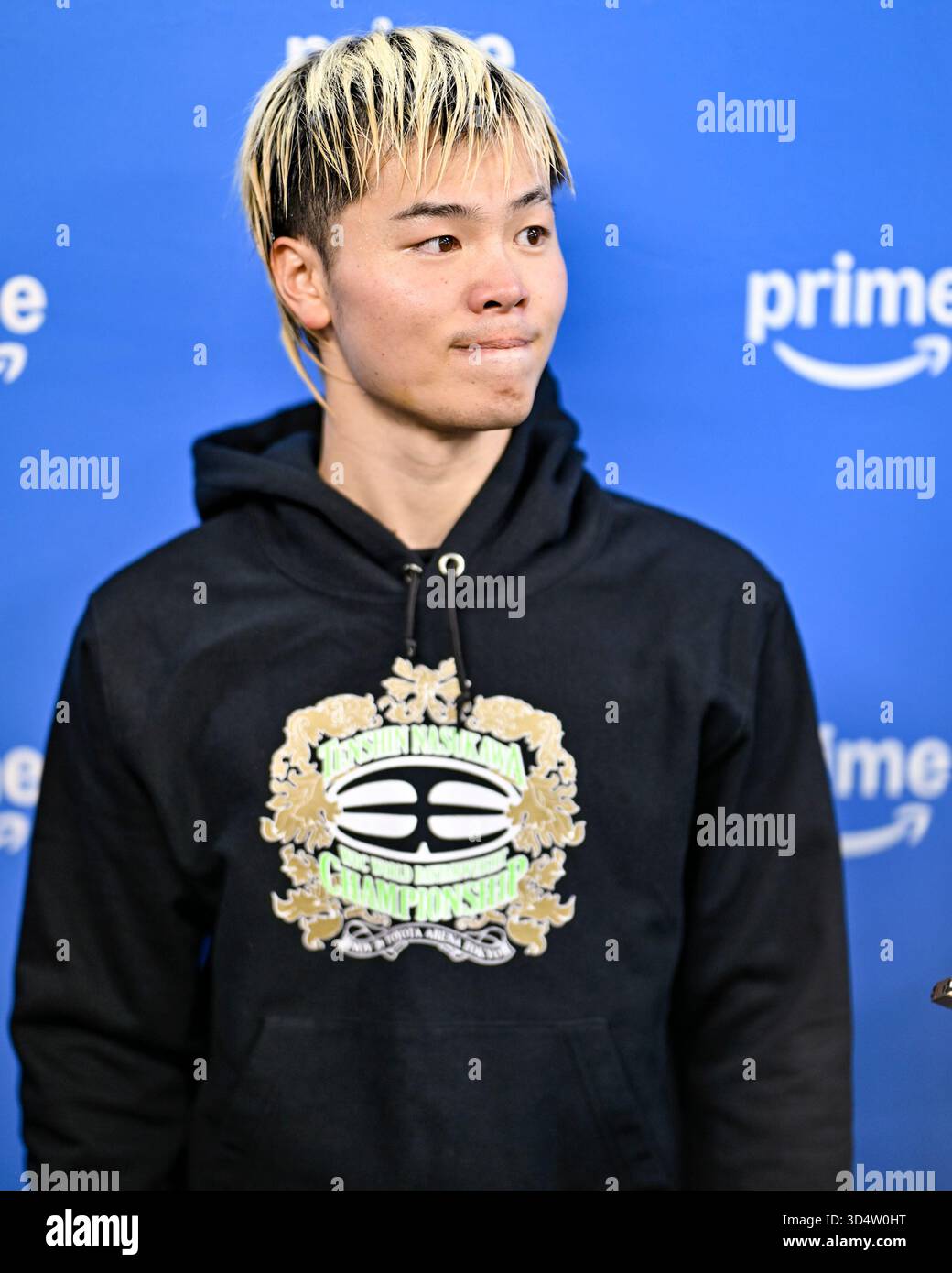 Tenshin Nasukawa of Japan during a public workout at Teiken Boxing Gym ...