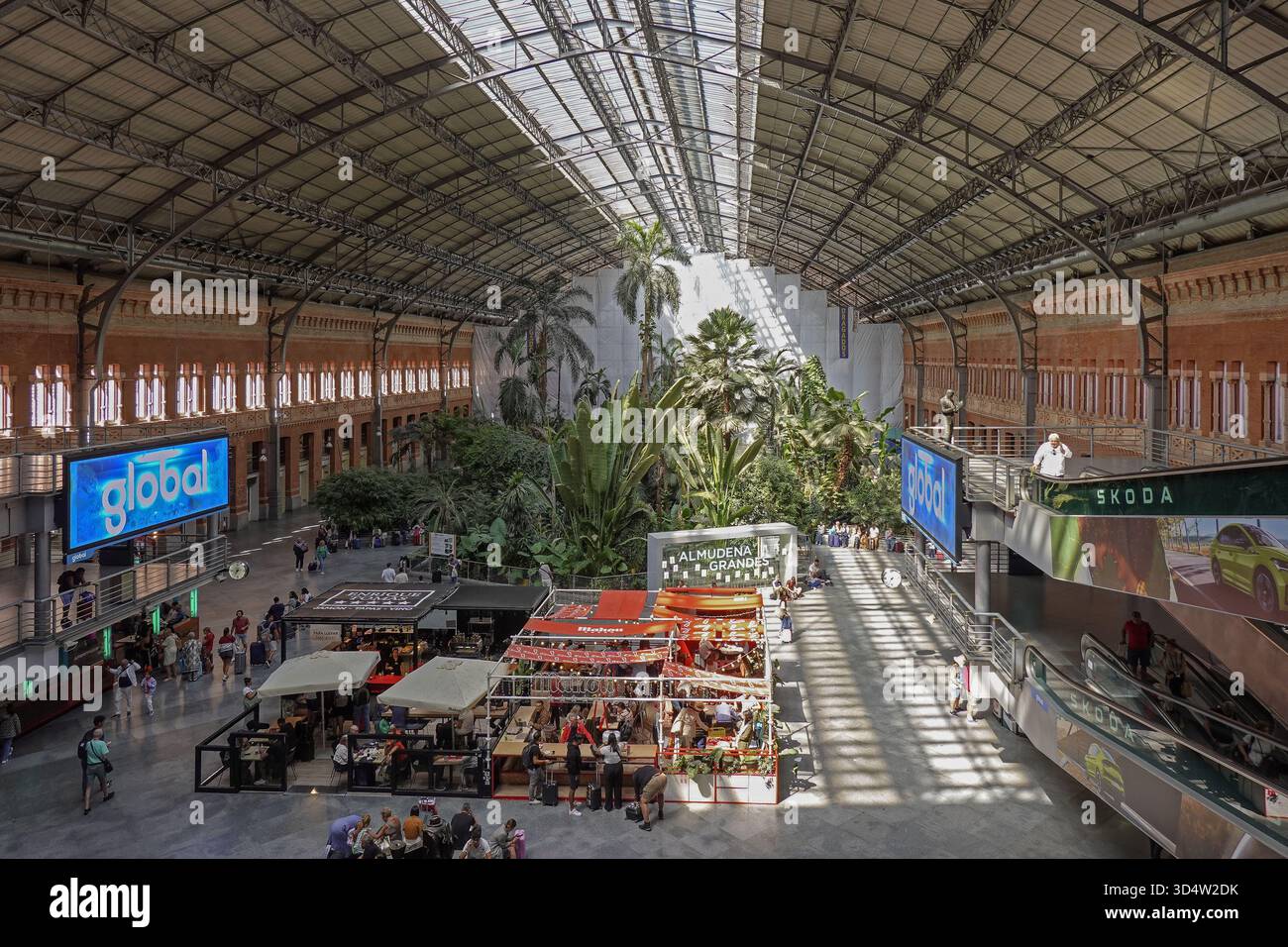 Spain, Madrid, Interior of Porta di Atocha - Almudena Grandes, Atocha ...