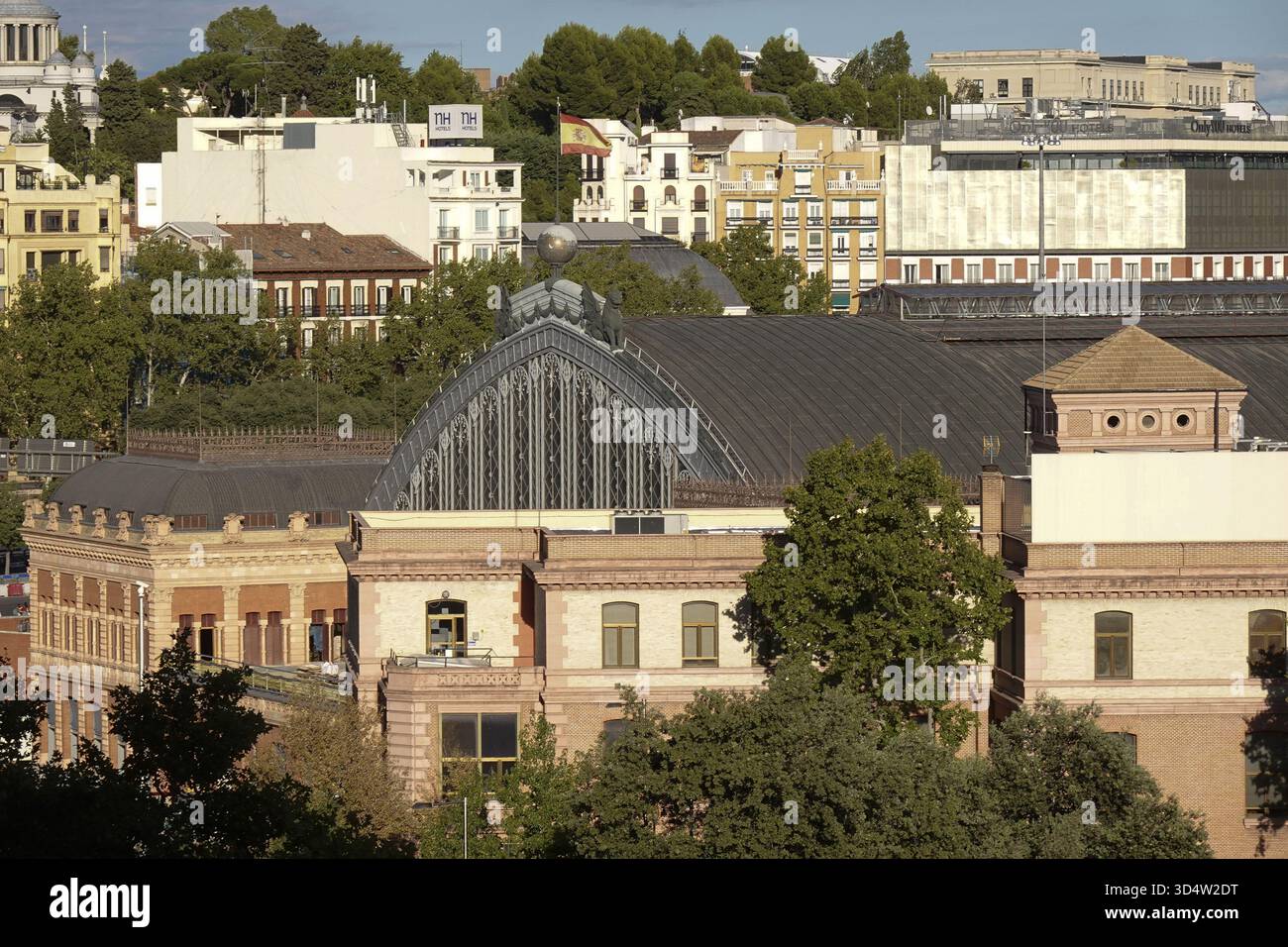 Spain, Madrid, Porta di Atocha - Almudena Grandes, Atocha railway ...