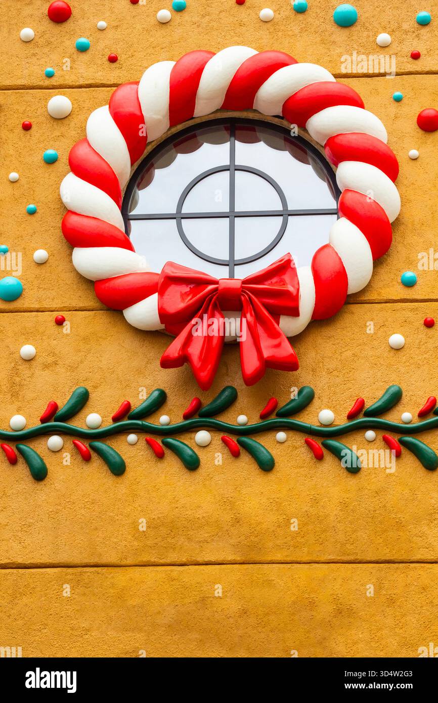 Wall decorated merry christmas happy hi-res stock photography and ...