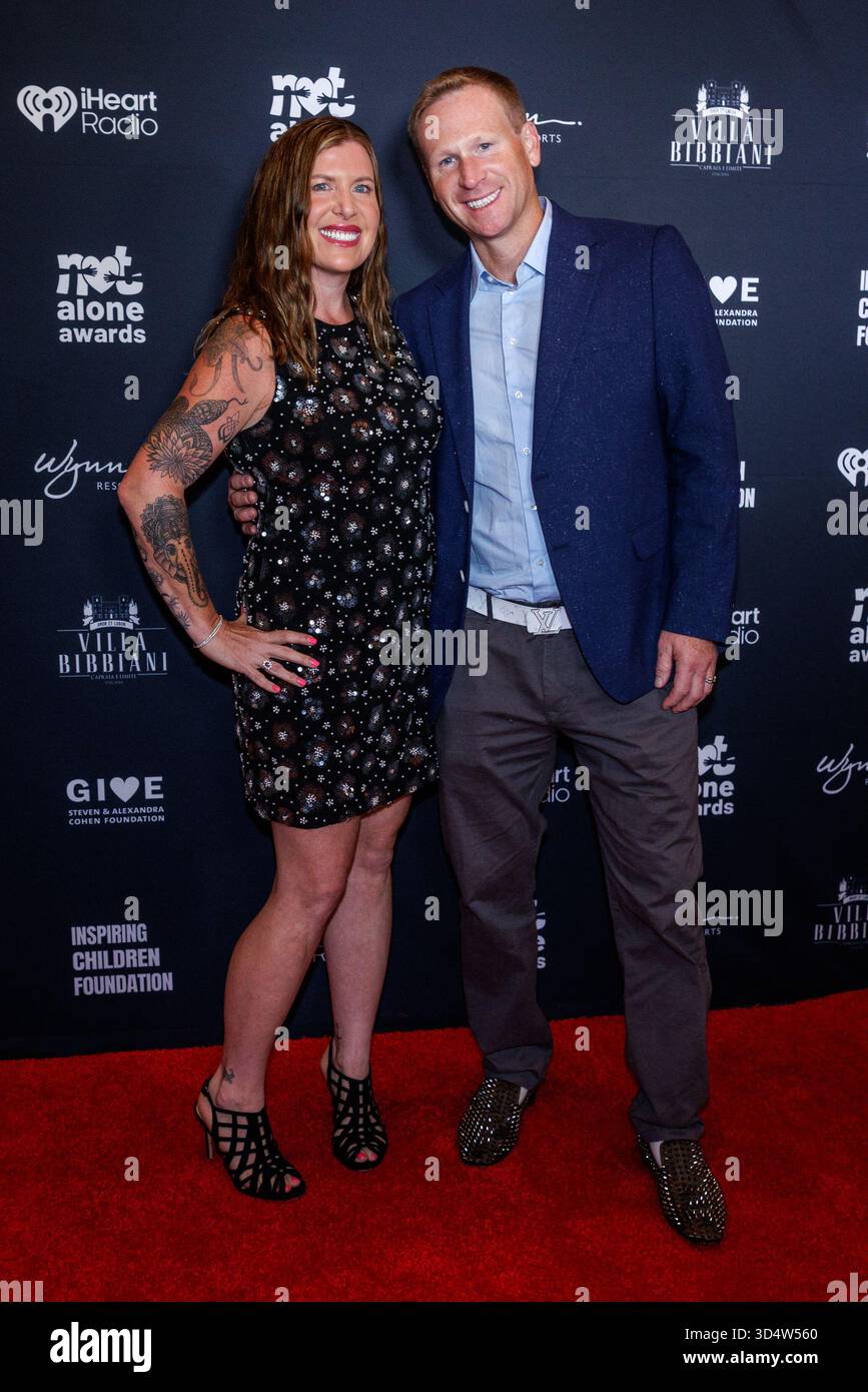 Melinda Springer (L) and Noah Springer attend The Inaugural Not Alone ...
