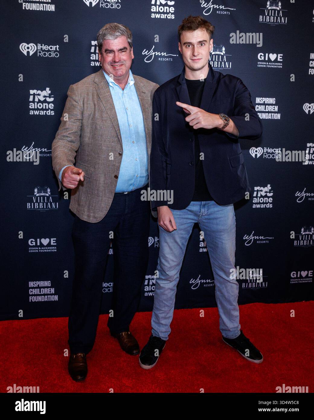 Christopher Teas (L) and Max Teas attend The Inaugural Not Alone Awards ...
