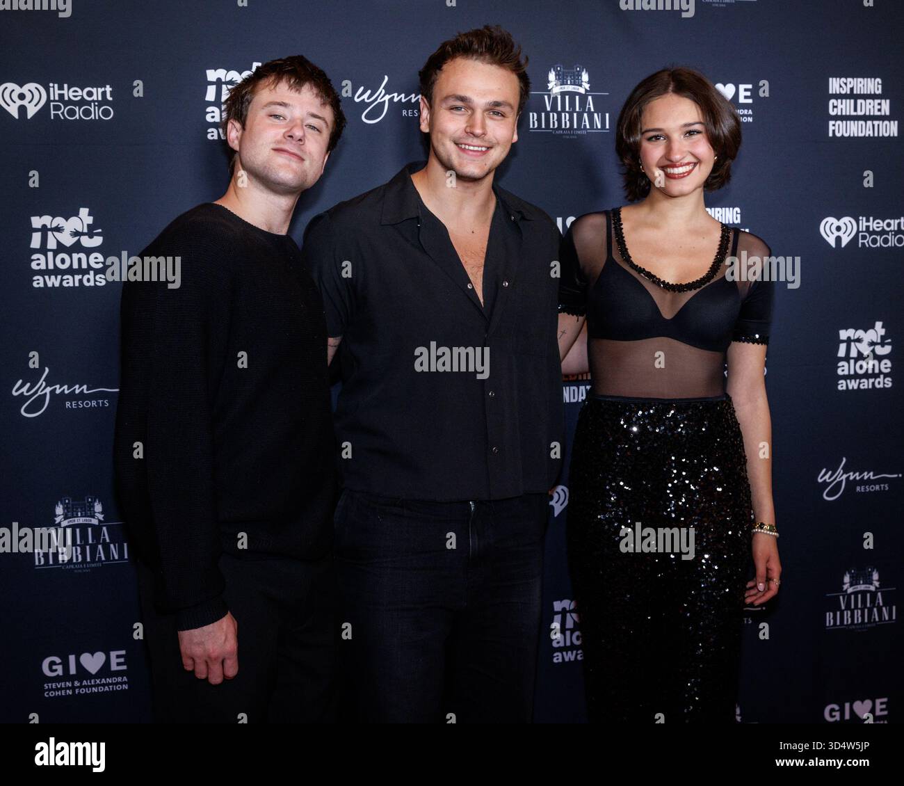 (L-R) Alec Benjamin, Jonah Marais, and Zia Victoria attend The Inaugural Not Alone Awards hosted ...