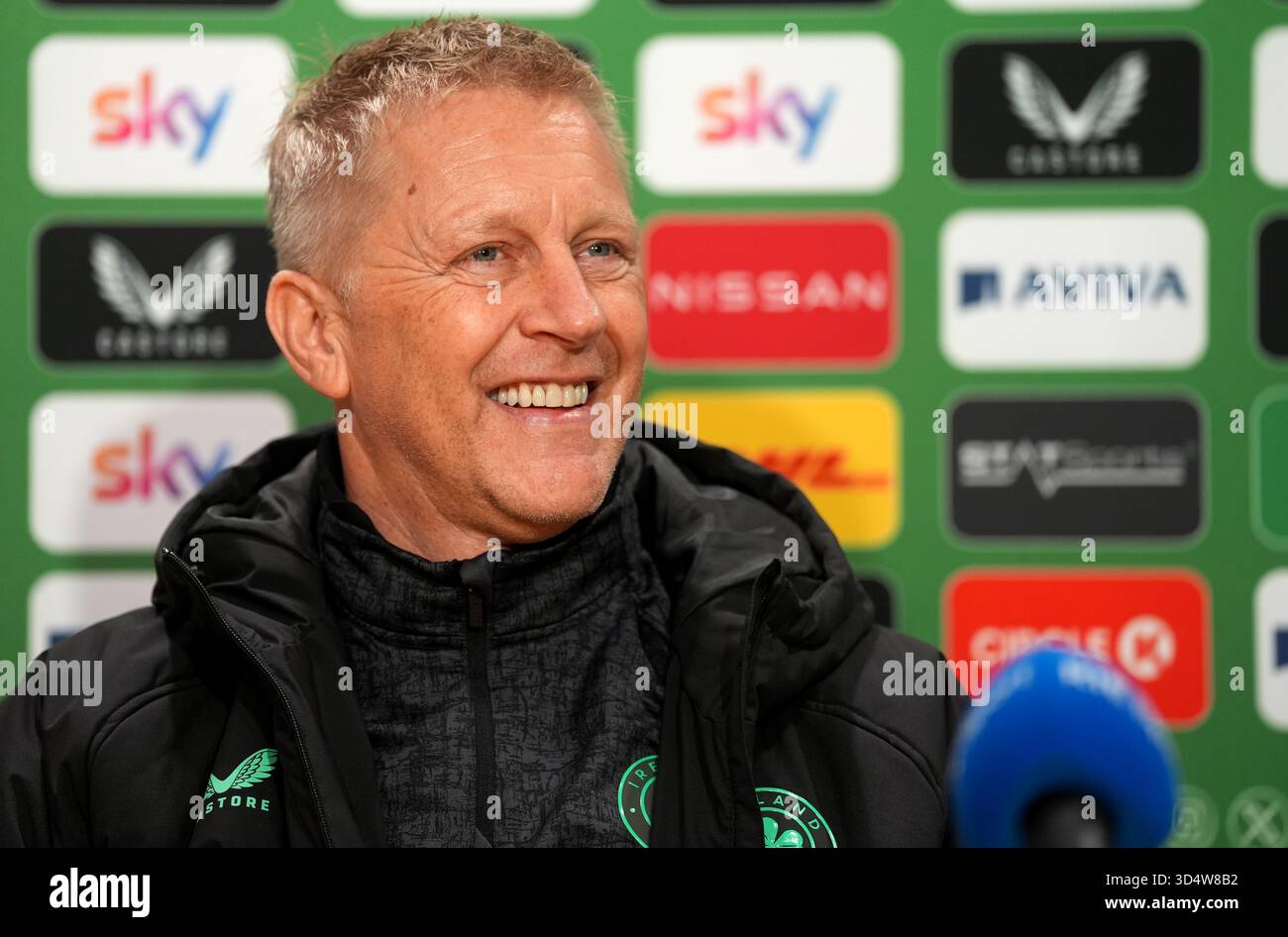 Republic of Ireland manager Heimir Hallgrimsson during a press ...