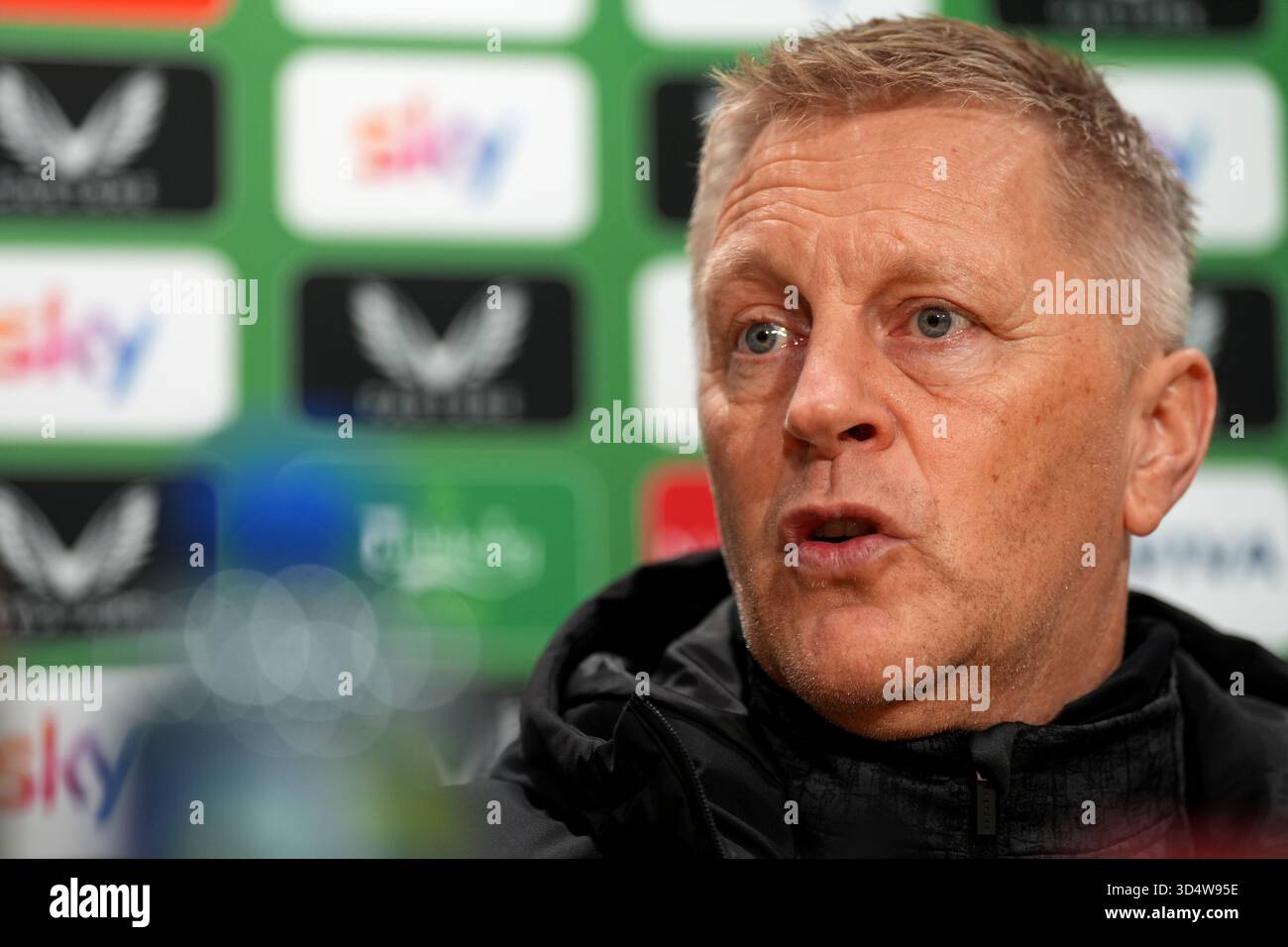 Republic of Ireland manager Heimir Hallgrimsson during a press ...