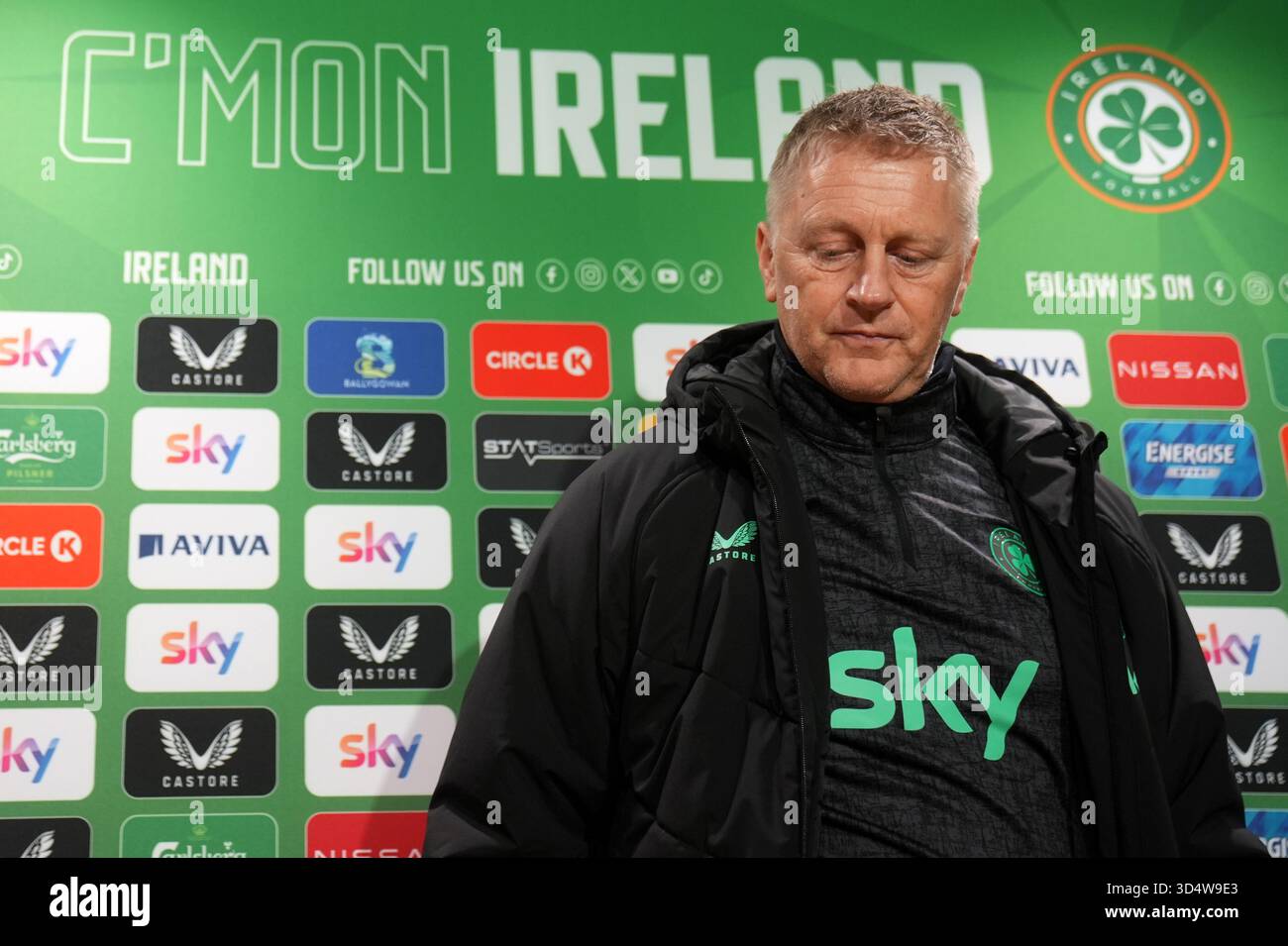 Republic of Ireland manager Heimir Hallgrimsson during a press ...