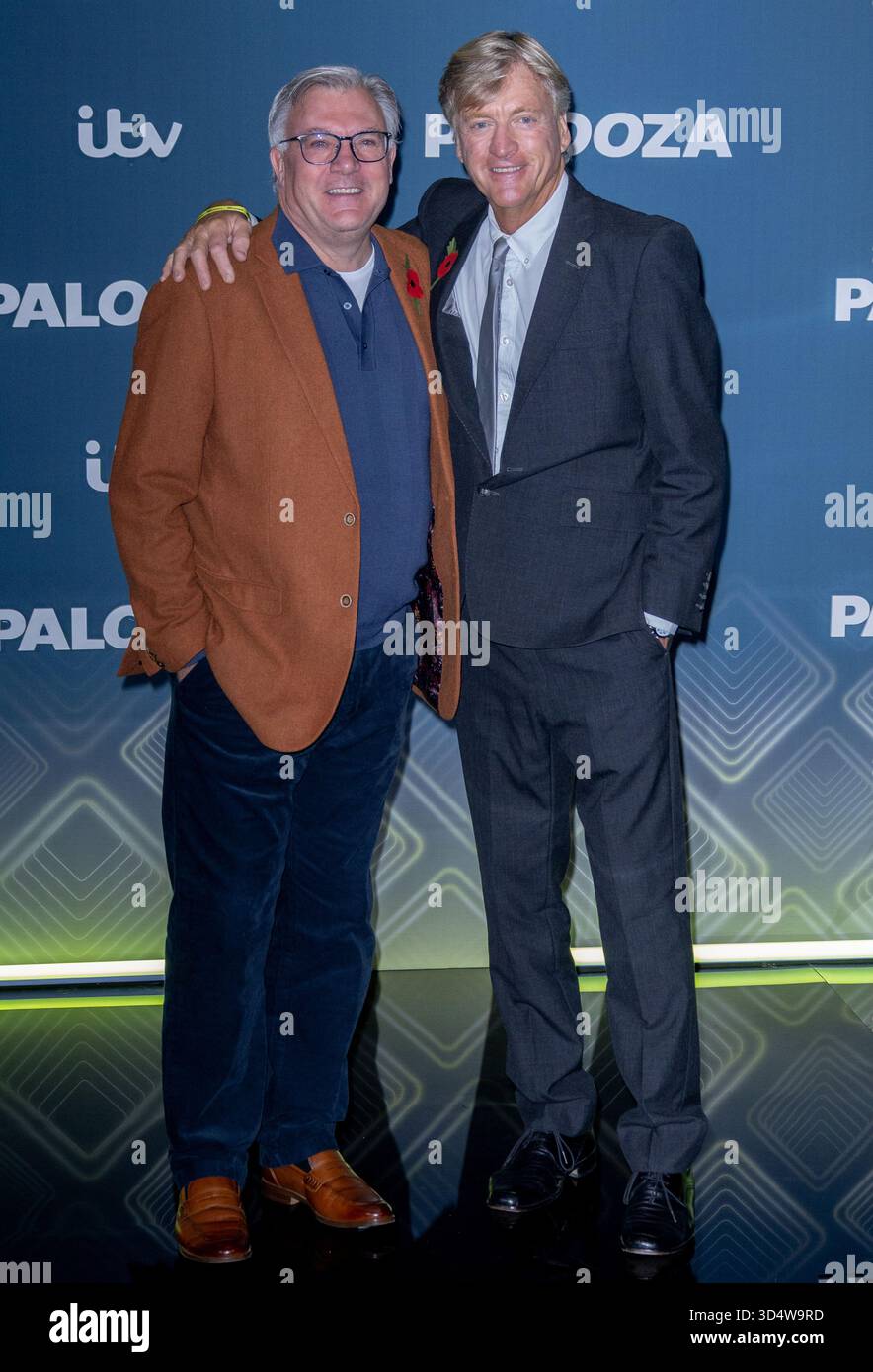 Ed Balls and Richard Madeley attends ITV Palooza 2025 at the Barbican ...
