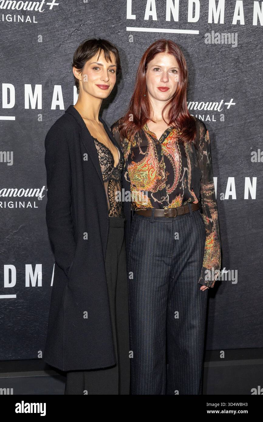(L-R) Audrey McGraw and Maggie McGraw attend Paramount+'s "Landman ...