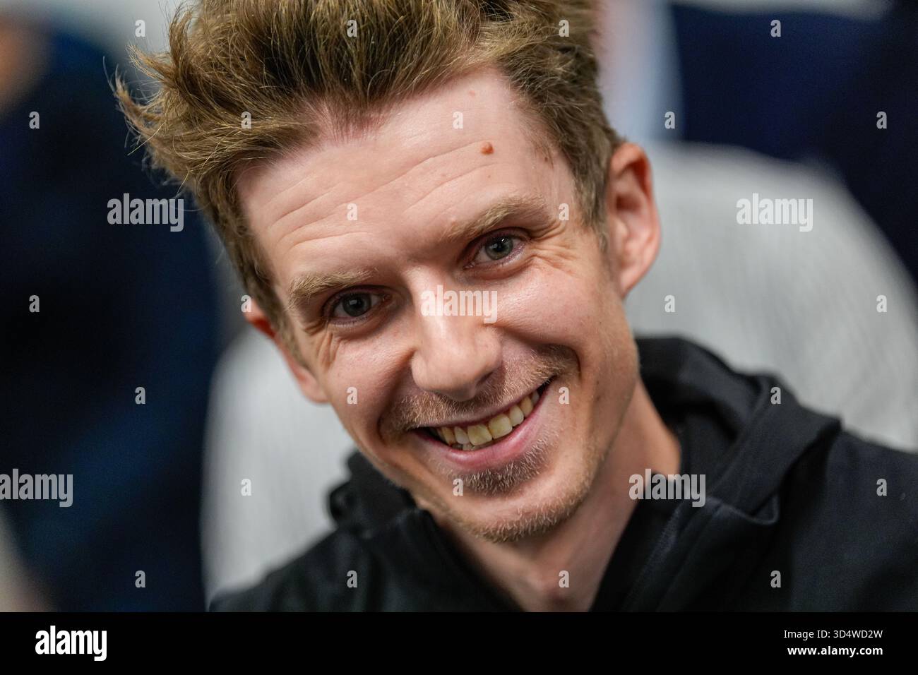 Oslo 20251112. The Norwegian ski jumping team invites you to a media ...