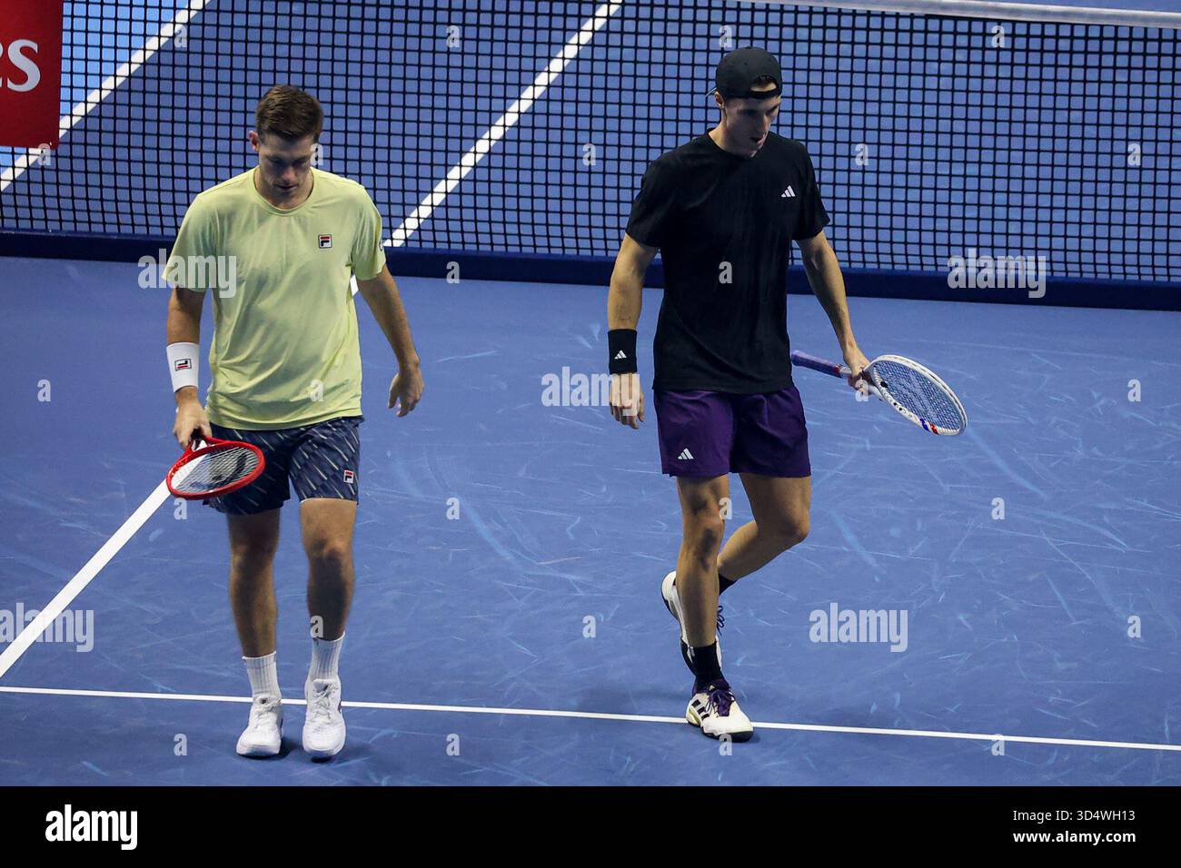 vs Joe SALISBURY (GBR) and Neal SKUPSKI (GBR) during Nitto ATP Finals ...