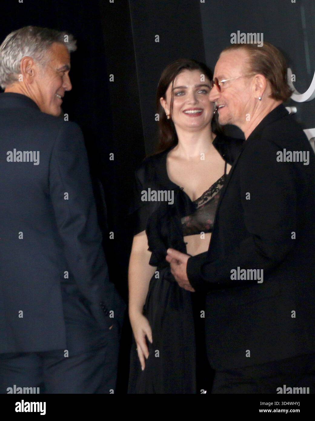 George Clooney, Eve Hewson, Bono at arrivals for JAY KELLY Premiere ...