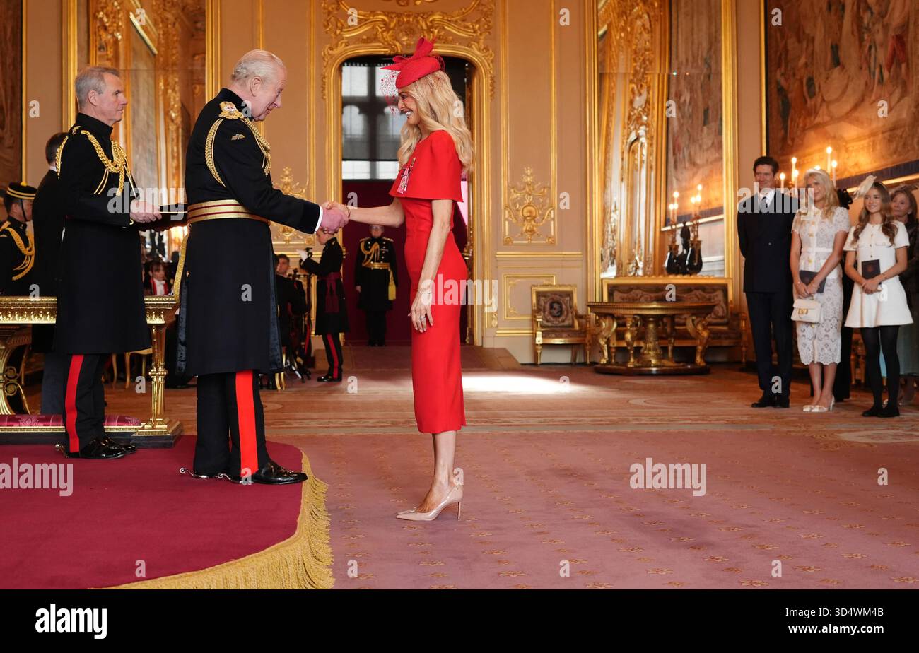 Miss Helen Daly (Tess Daly), from Beaconsfield, is made a Member of the ...