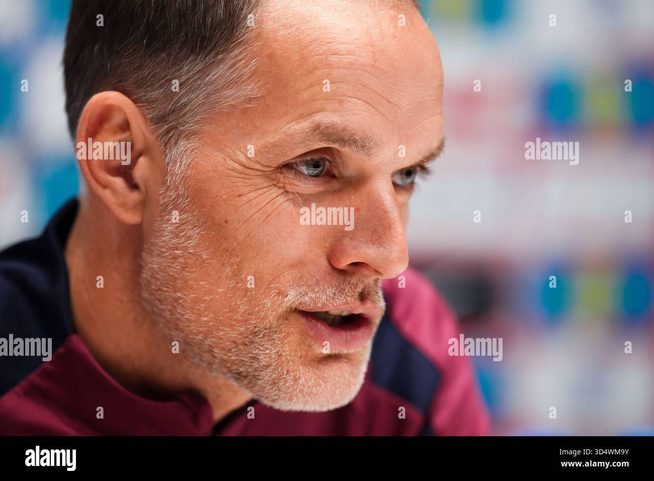 England manager Thomas Tuchel during a press conference at the ...