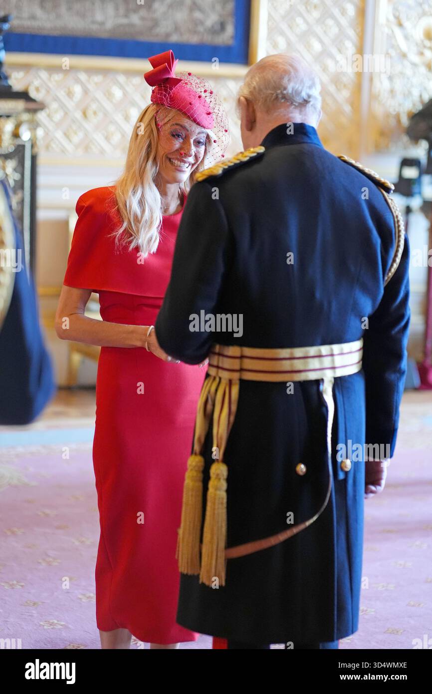 Miss Helen Daly (Tess Daly), from Beaconsfield, is made a Member of the ...