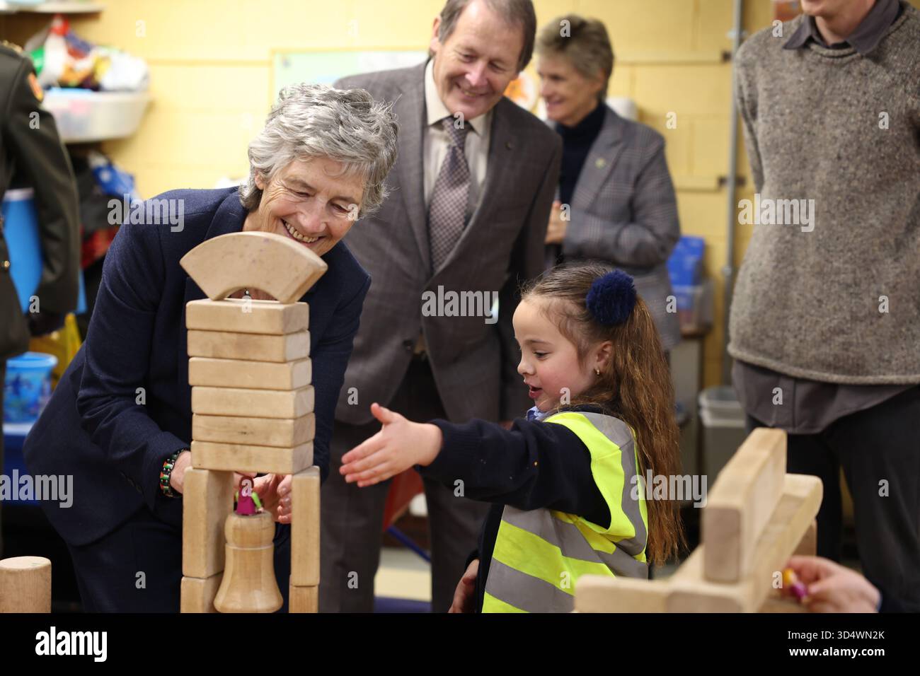 President Catherine Connolly during a visit to Gaelscoil Inse Chor in ...