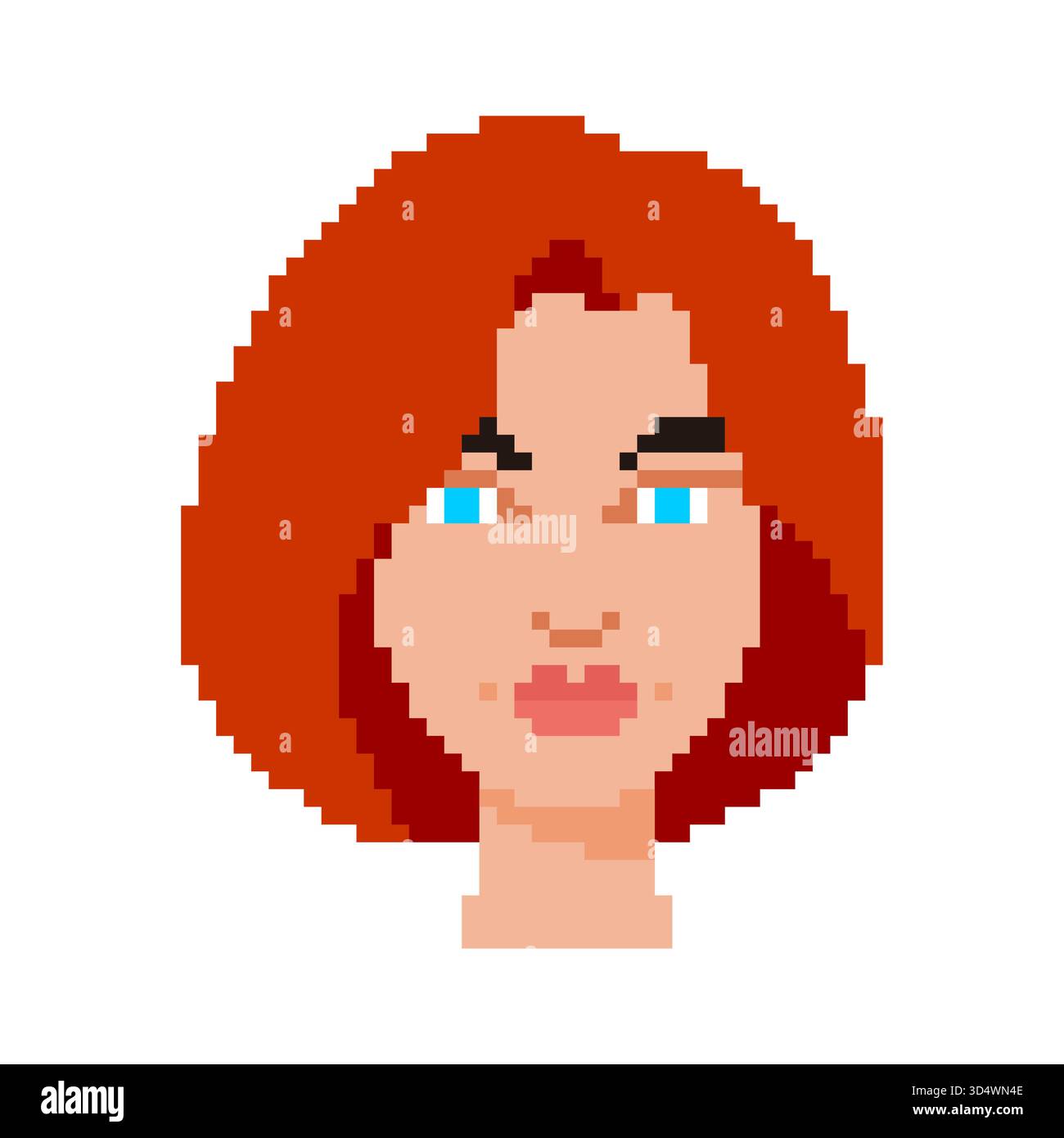 Portrait woman serious retro Stock Vector Images - Alamy