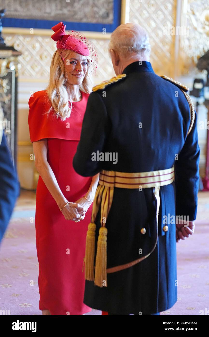 Miss Helen Daly (Tess Daly), from Beaconsfield, is made a Member of the ...